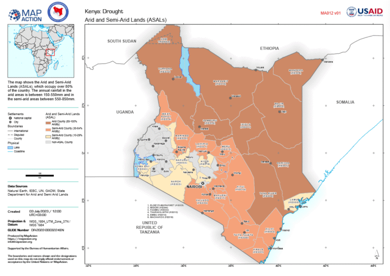 Mapping Kenya’s Arid and Semi-Arid Counties for Drought Response ...